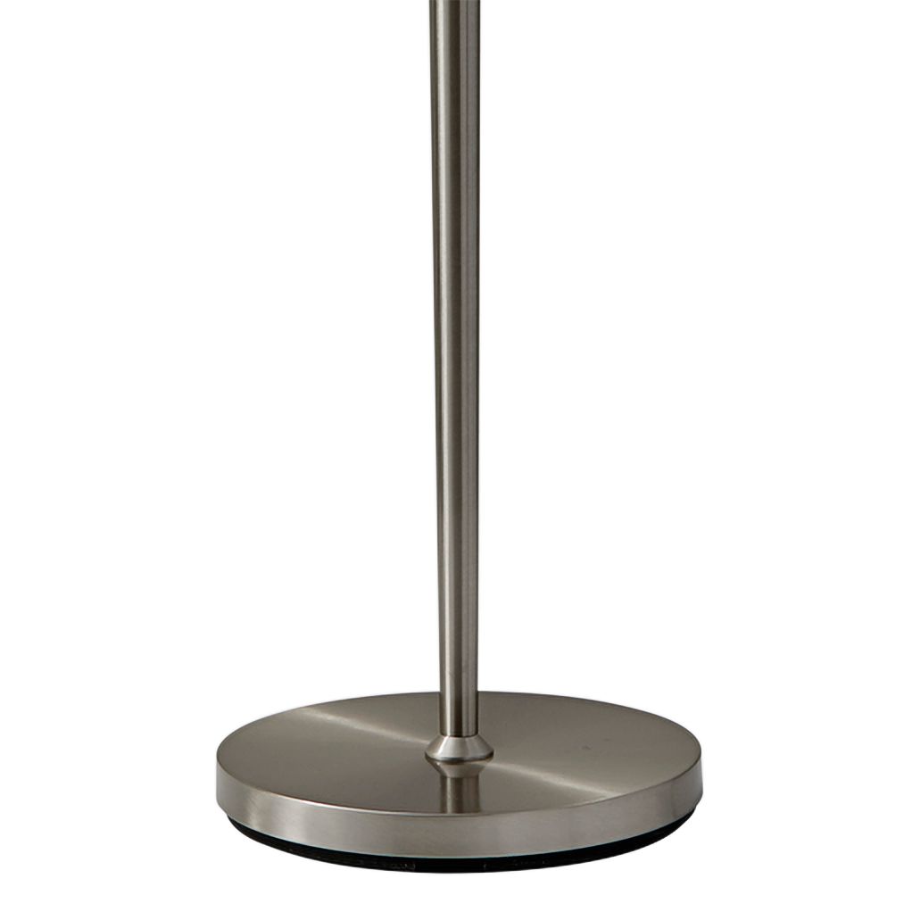 Adesso Hayworth 65" Brushed Steel Metal Pull Chain Floor Lamp - #954H1 ...