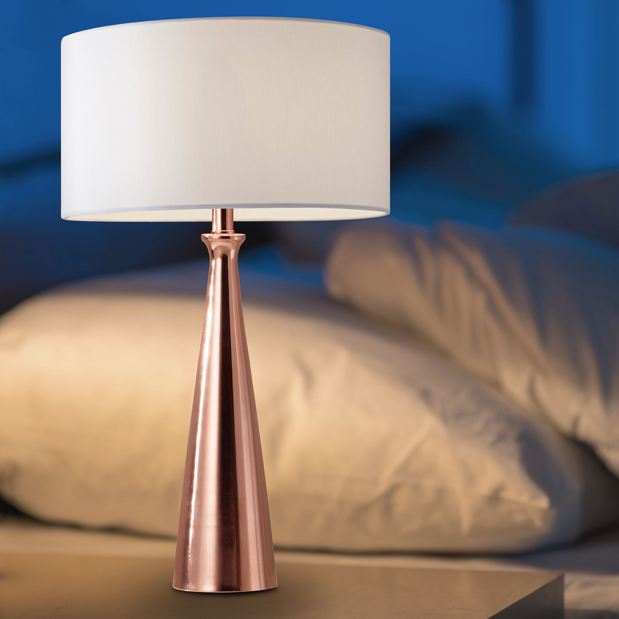 Brushed Copper Lamp