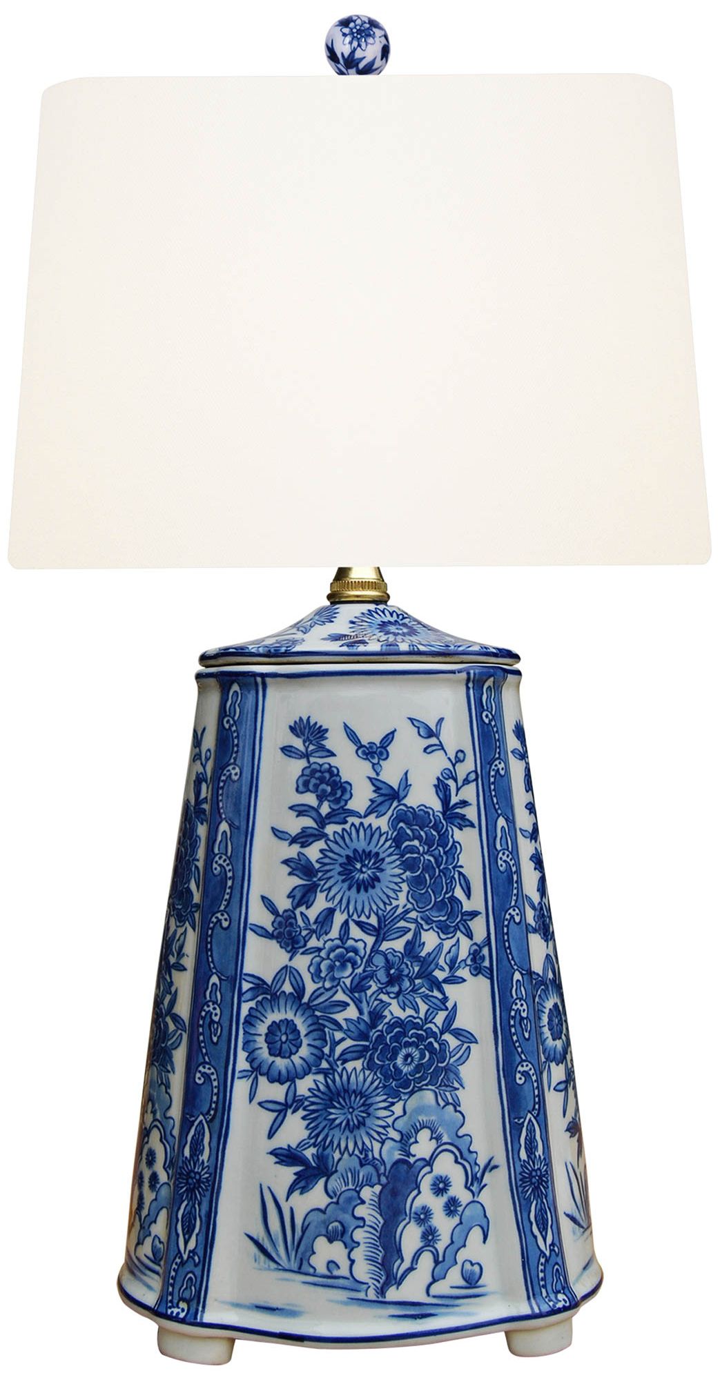 Akeno Blue and White Porcelain Accent Table Lamp - #61Y25 | Lamps Plus