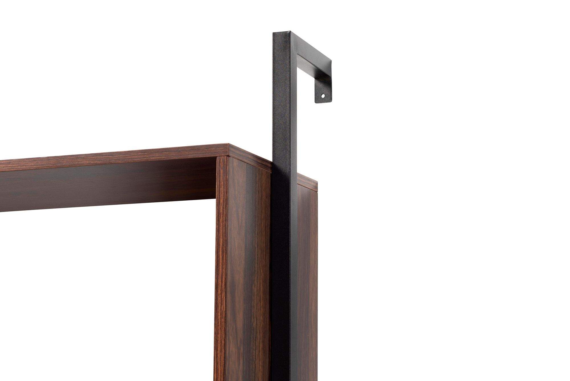 Aldis 30" Wide Walnut Brown and Black 3-Tier Display Shelf - #389C3 ...