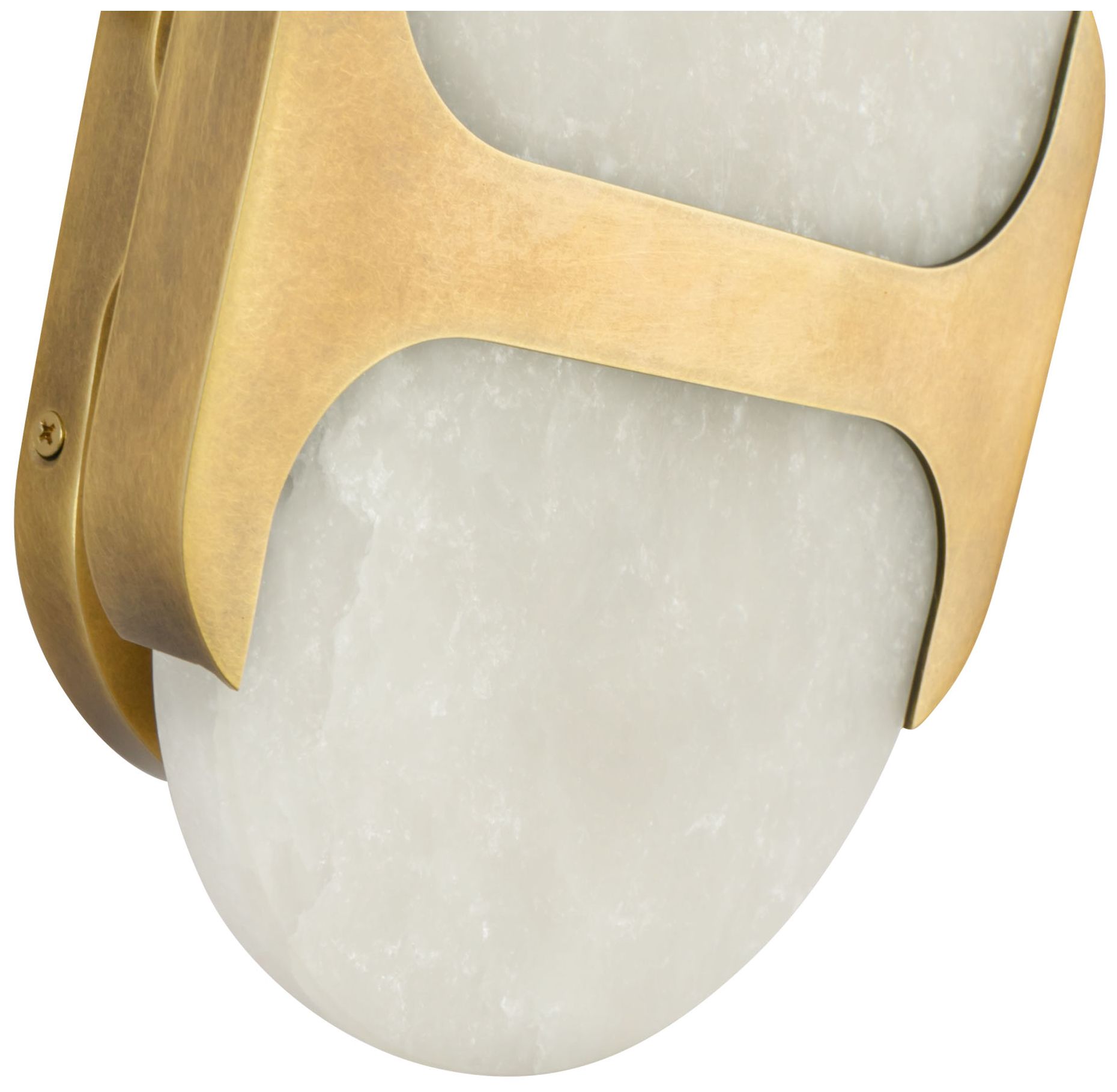 Alora Odin E12 9-in Vintage Brass/Alabaster Wall Vanity - #4353M ...