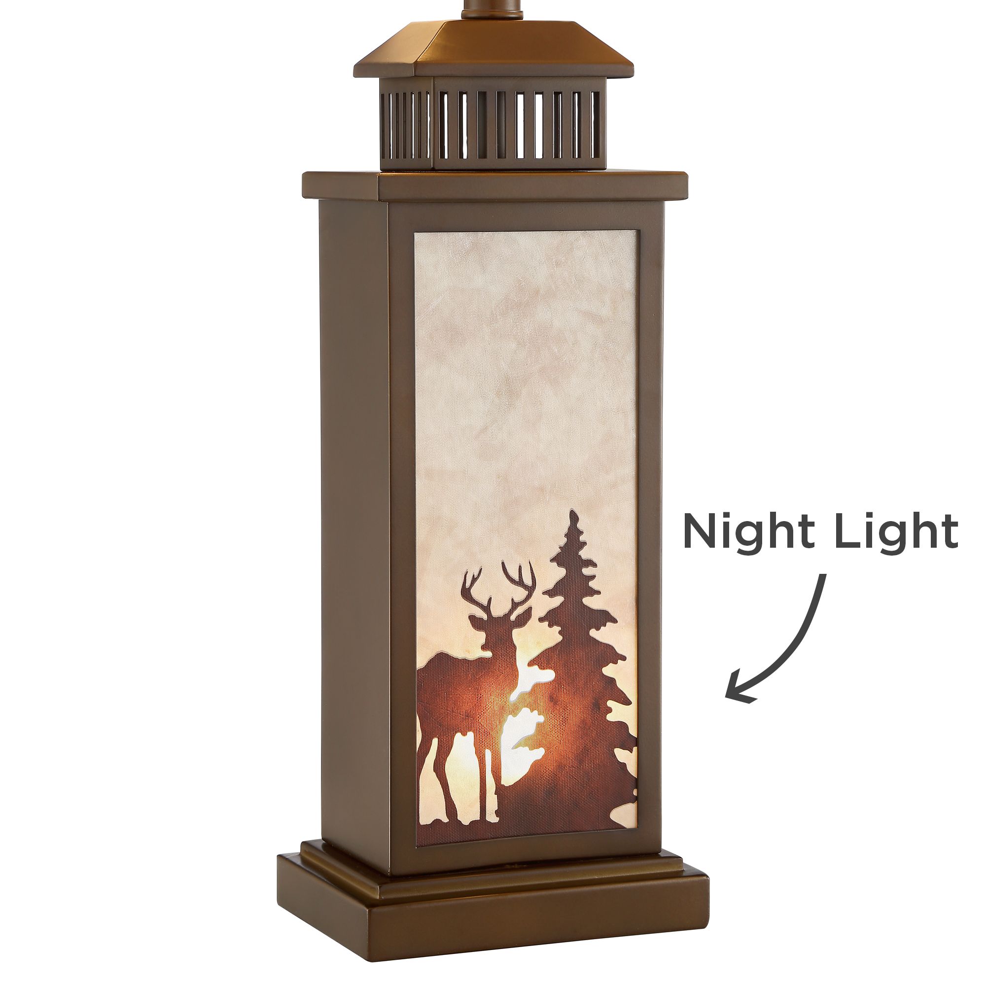 Alpine Night Light Lantern Table Lamp by John Timberland - #94M65 ...