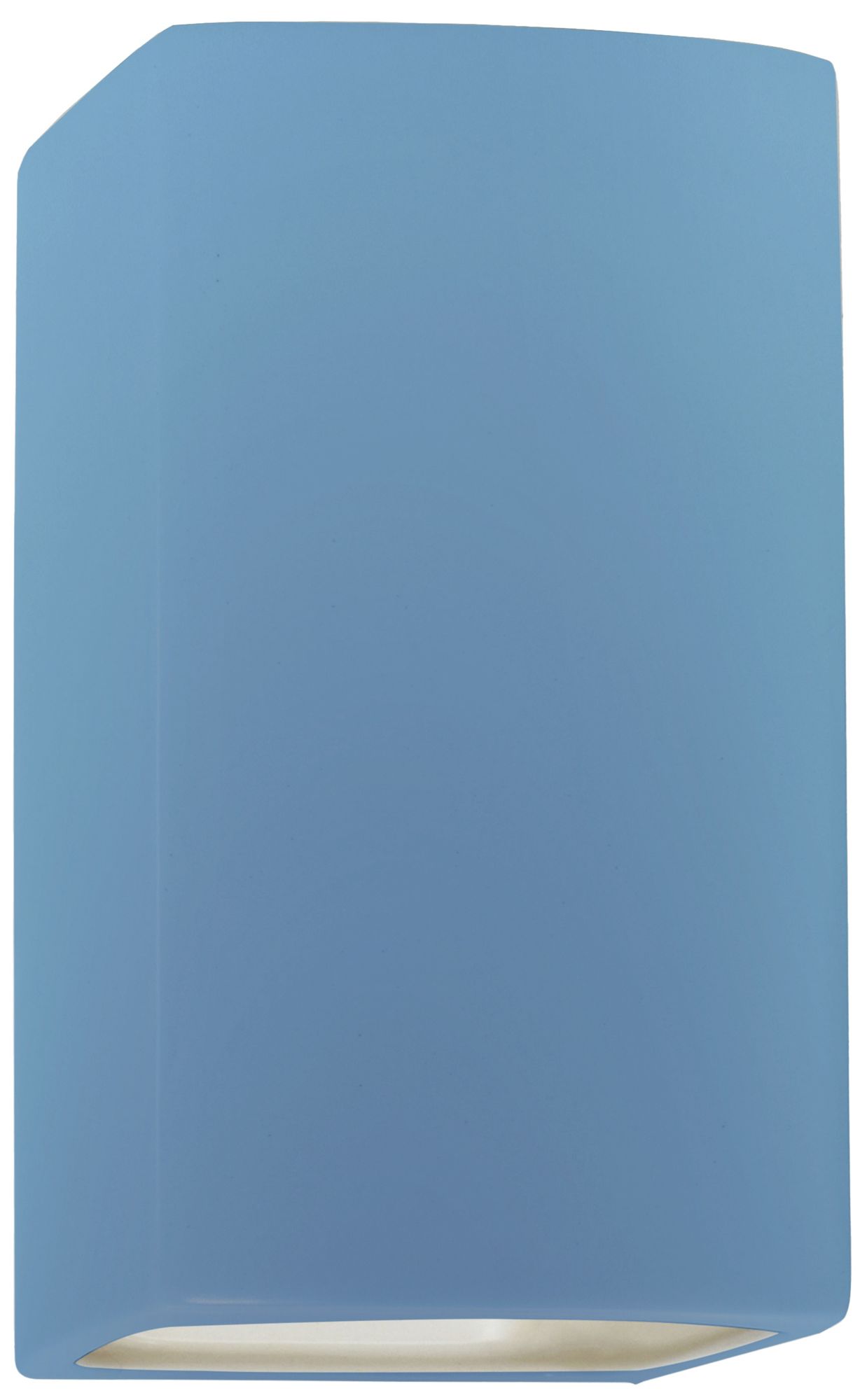 Ambiance 13.5" Closed Top Sky Blue Large Rectangle ADA Outdoor Wall Sc ...
