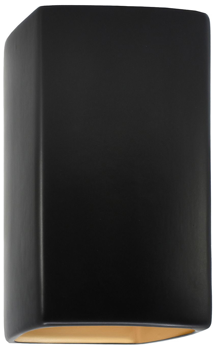 Ambiance 13 1/2" High Carbon Gold Rectangle Outdoor Sconce - #0068D ...