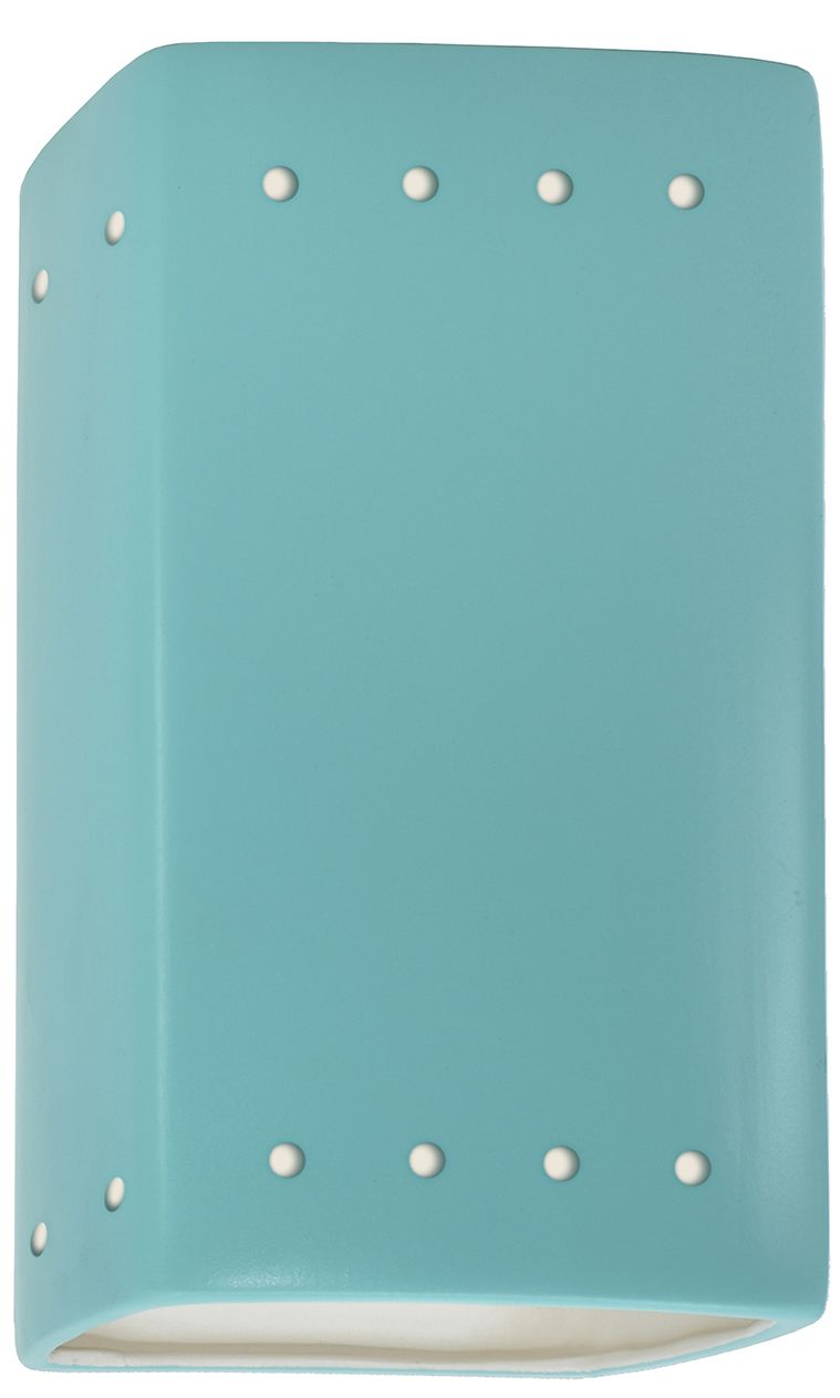 Ambiance 9 1/2"H Reflecting Pool Perfs Closed Top LED Sconce - #9933C ...