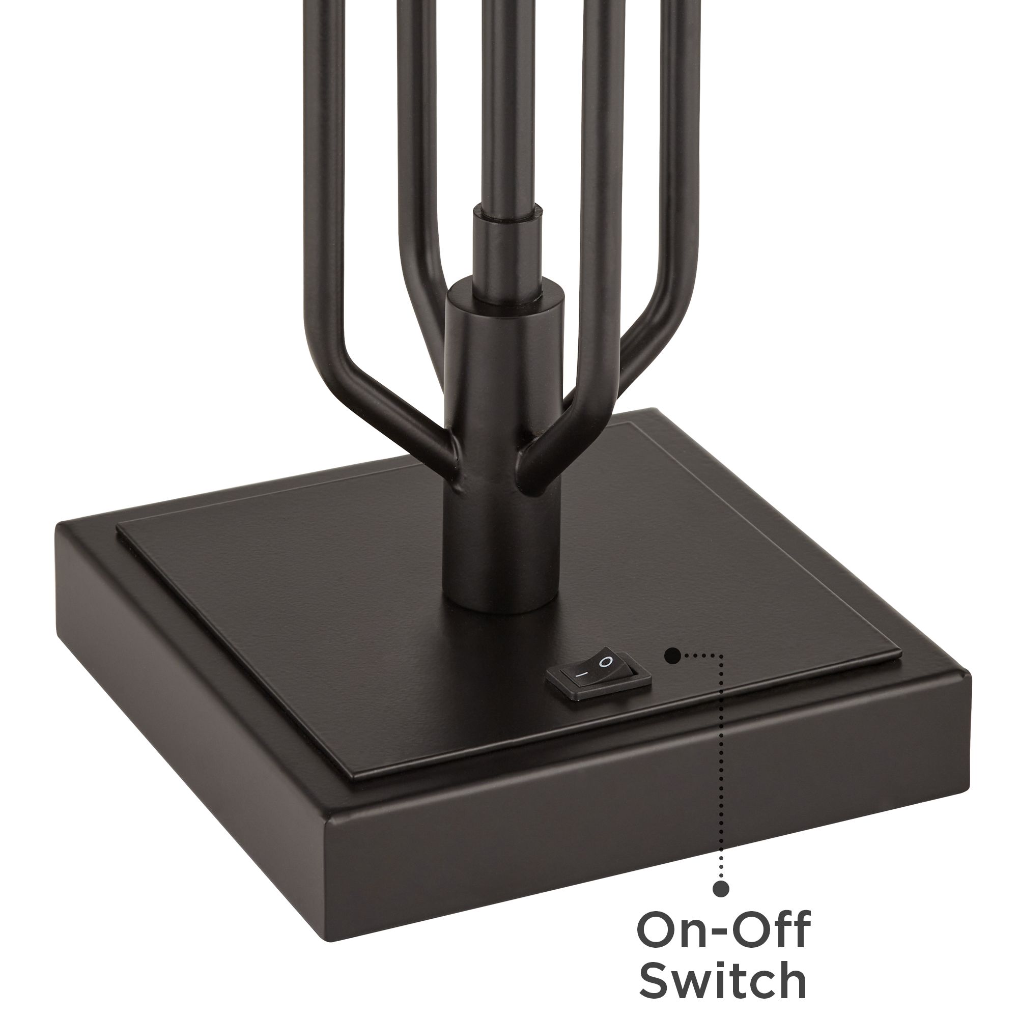 Amina Art Deco Modern Console Lamp with USB Port - #552T1 | Lamps Plus