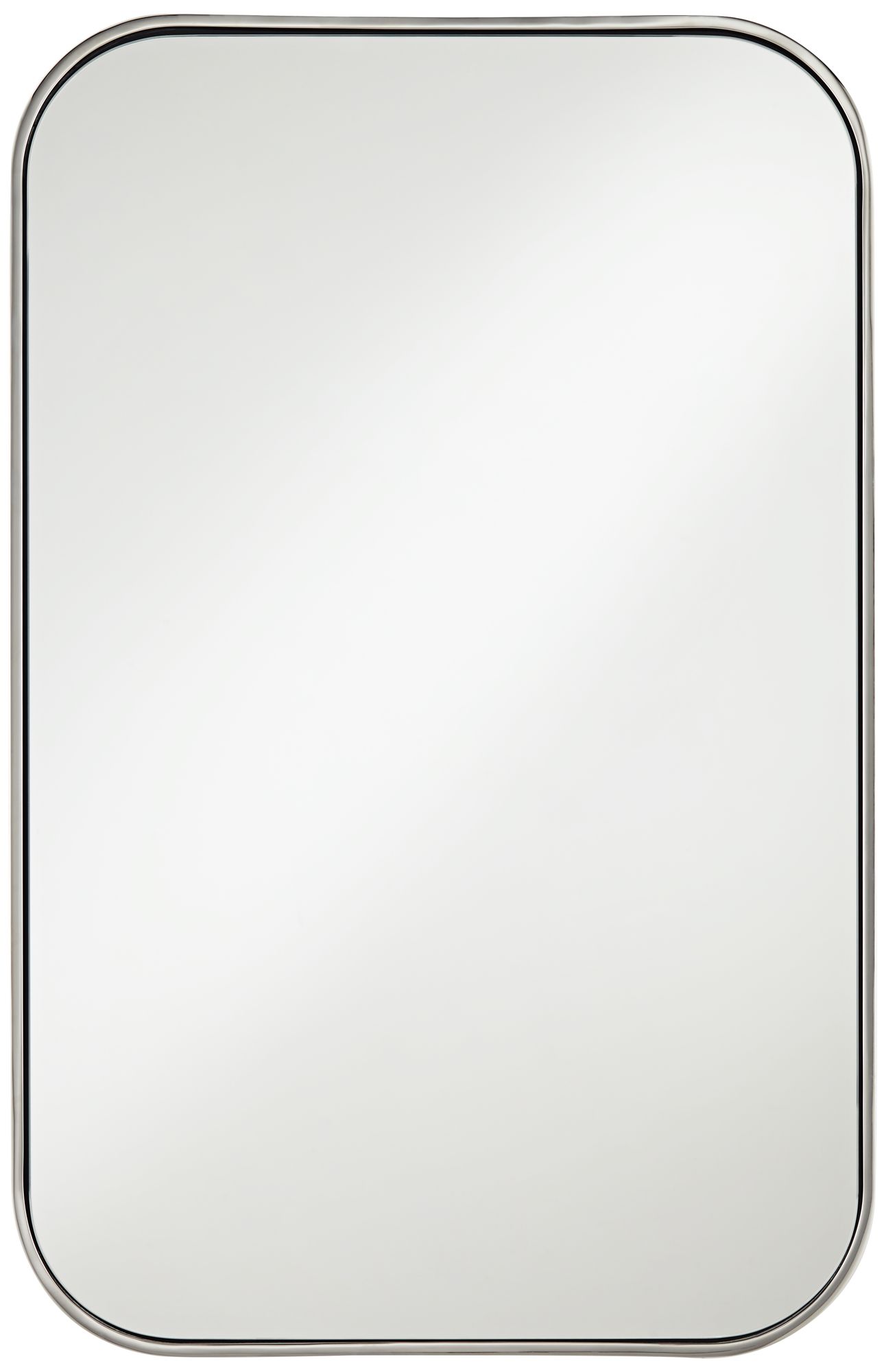 Anders Polished Nickel 24" x 38" Rectangular Wall Mirror - #008E8 ...