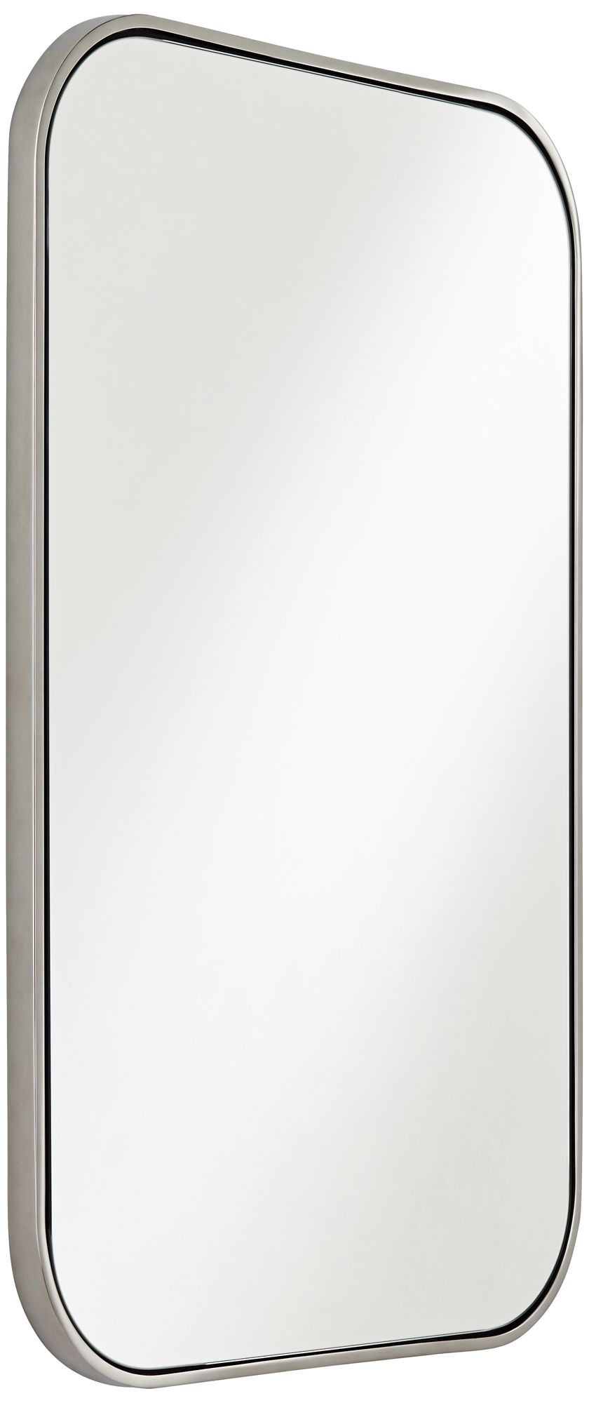Anders Polished Nickel 24" x 38" Rectangular Wall Mirror - #008E8 ...