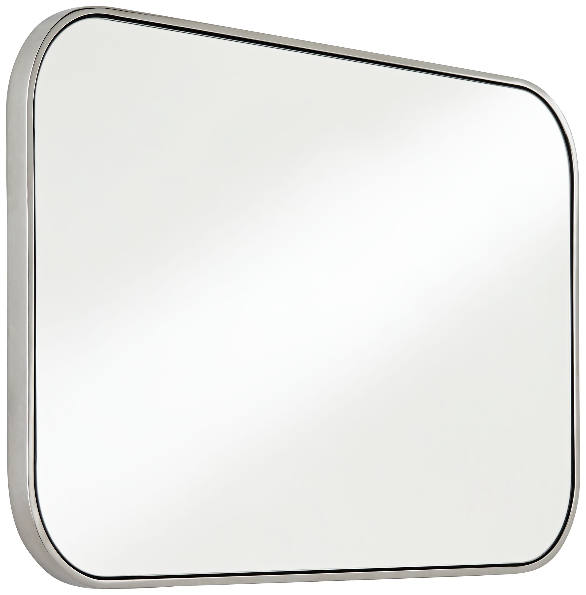 Anders Polished Nickel 24" x 38" Rectangular Wall Mirror - #008E8 ...