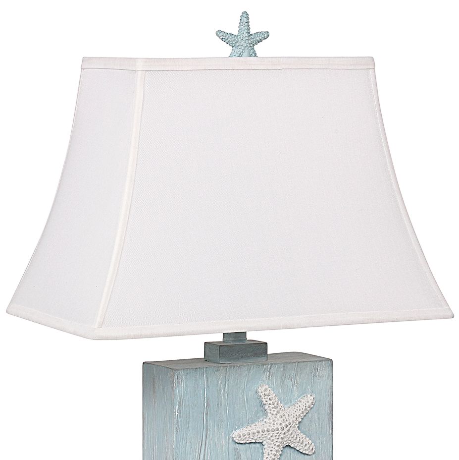 Antigua Starfish 31" Rectangular Coastal Sky Blue Table Lamps Set of 2 ...