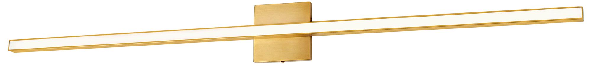 Arandel 47 1/2" Wide Painted Black LED Bath Light - #569C3 | Lamps Plus