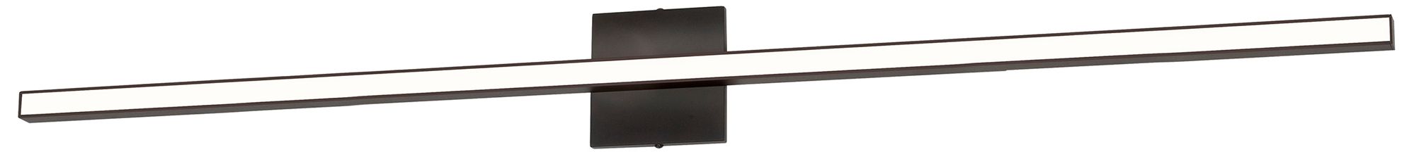 Arandel 47 1/2" Wide Painted Black LED Bath Light - #569C3 | Lamps Plus