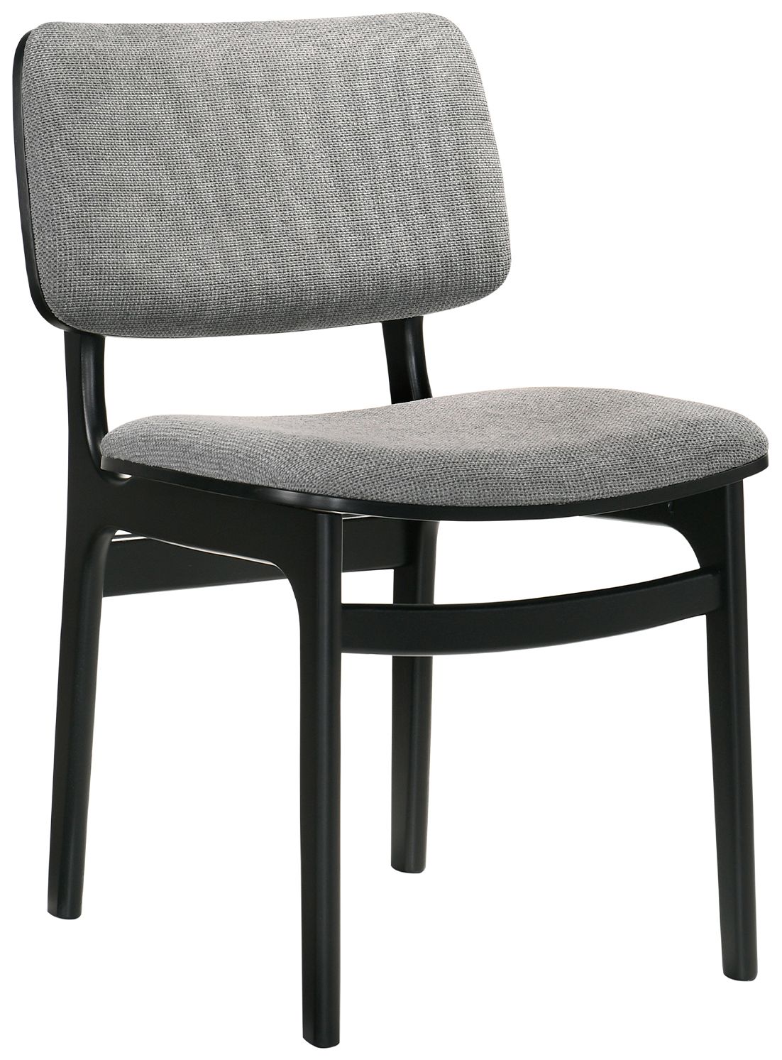 Armen Living Lima 20" Wide Black and Gray Dining Chairs Set of 2 ...