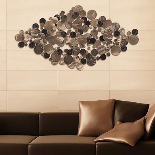 Array 50" Wide Metal Wall Art - #63R81 | Lamps Plus