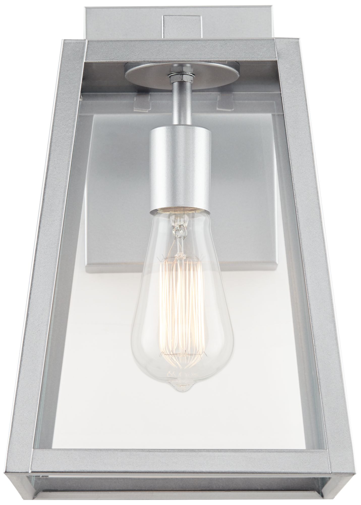 Arrington 13" High Glass and Silver Outdoor Wall Light Set of 2 ...