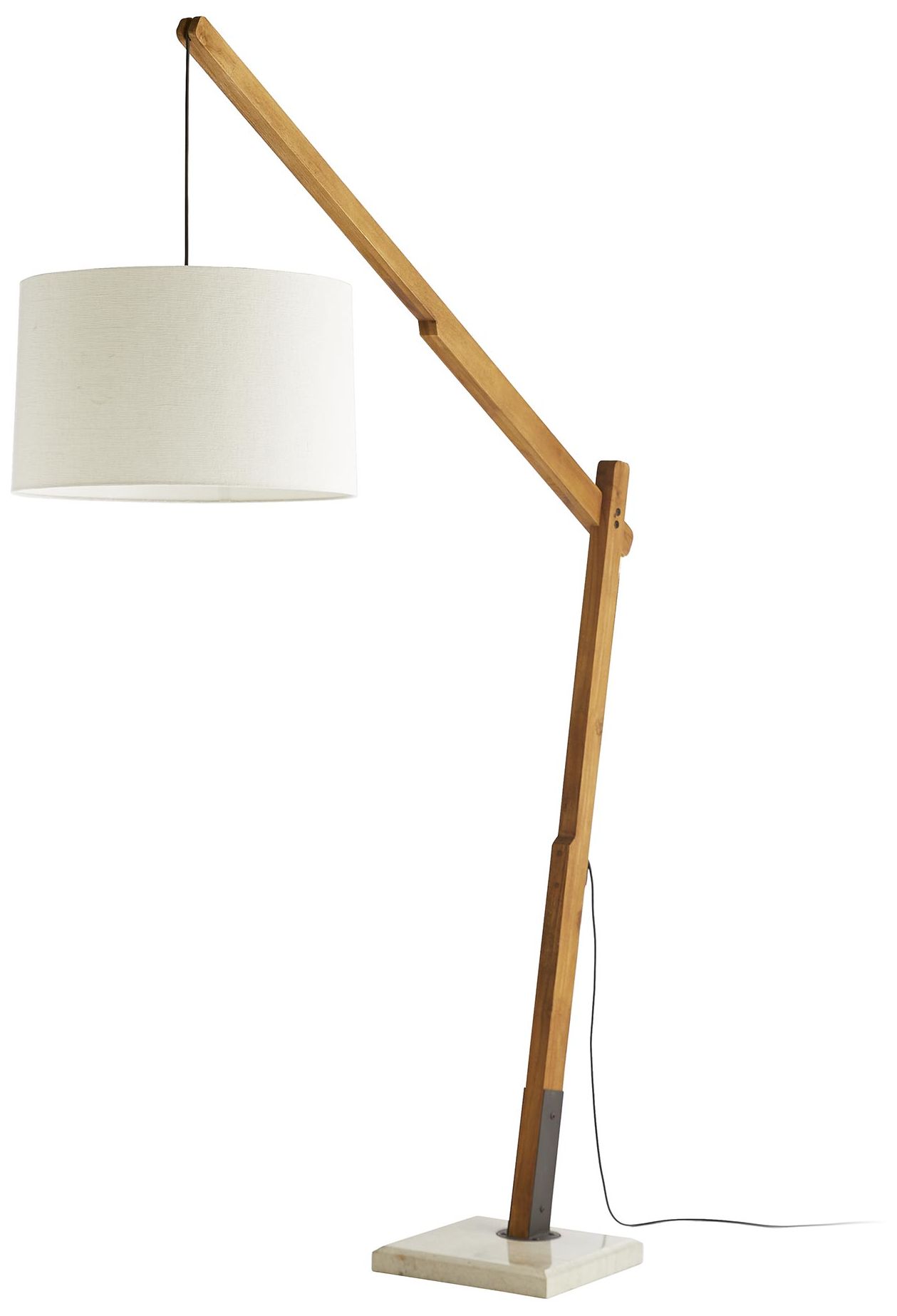 Arteriors Home Sarsa Natural Wood Fixed-Angle Floor Lamp - #67K92 ...
