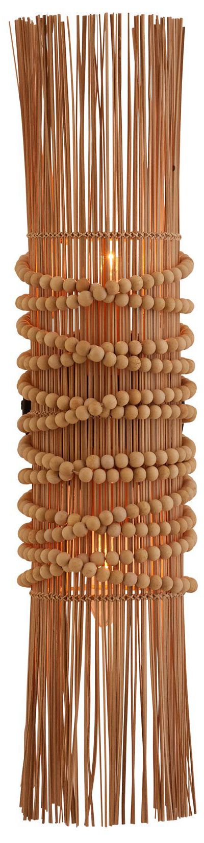 Arteriors- Mila Sconce- 4.5" Natural Coco Midrib - #021G5 | Lamps Plus