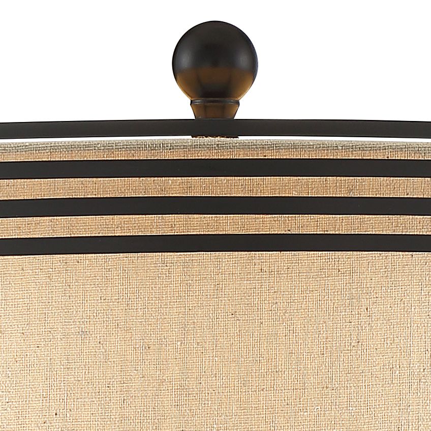 Arthur Copper Ceramic Double Shade Table Lamp With USB Dimmer - #046M0 ...