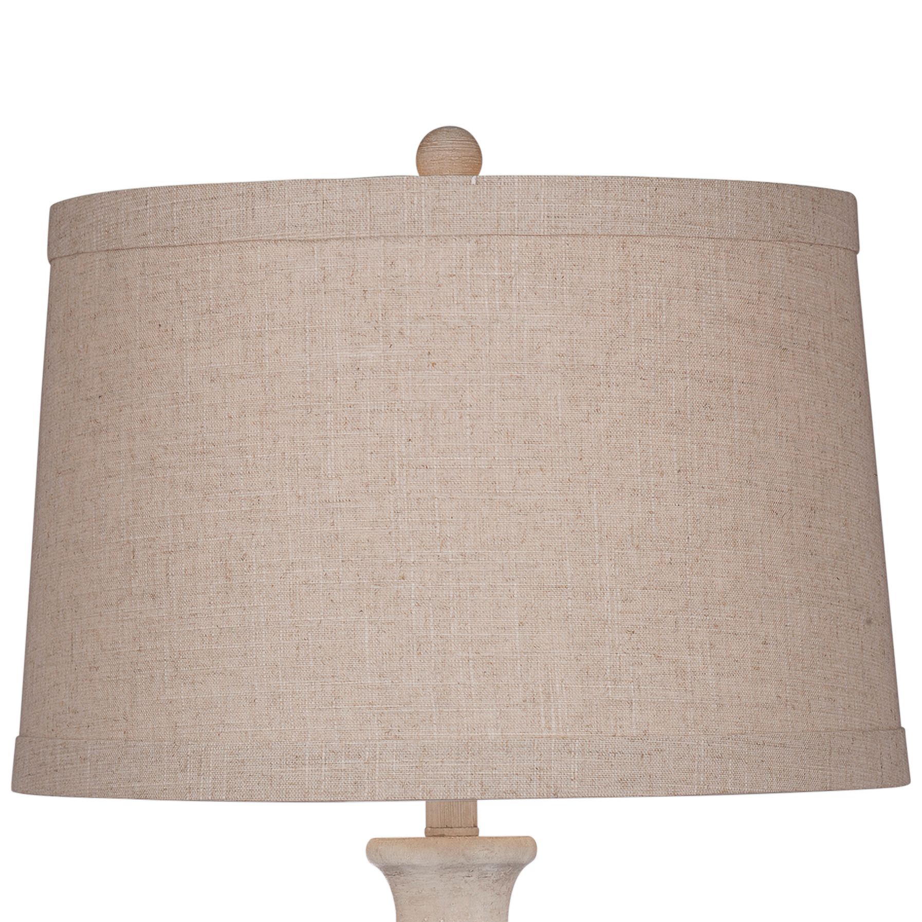 Augusta Antique White Table Lamp - #301E0 | Lamps Plus