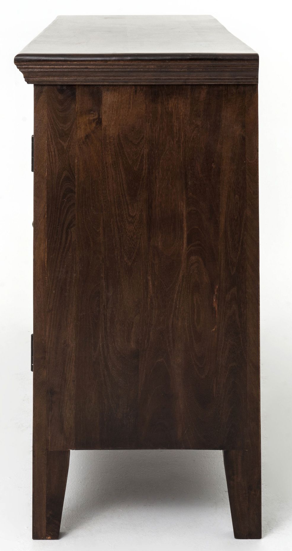 Azalea 80" Wide 4-Door Antique Brown Wood Sideboard - #89A22 | Lamps Plus