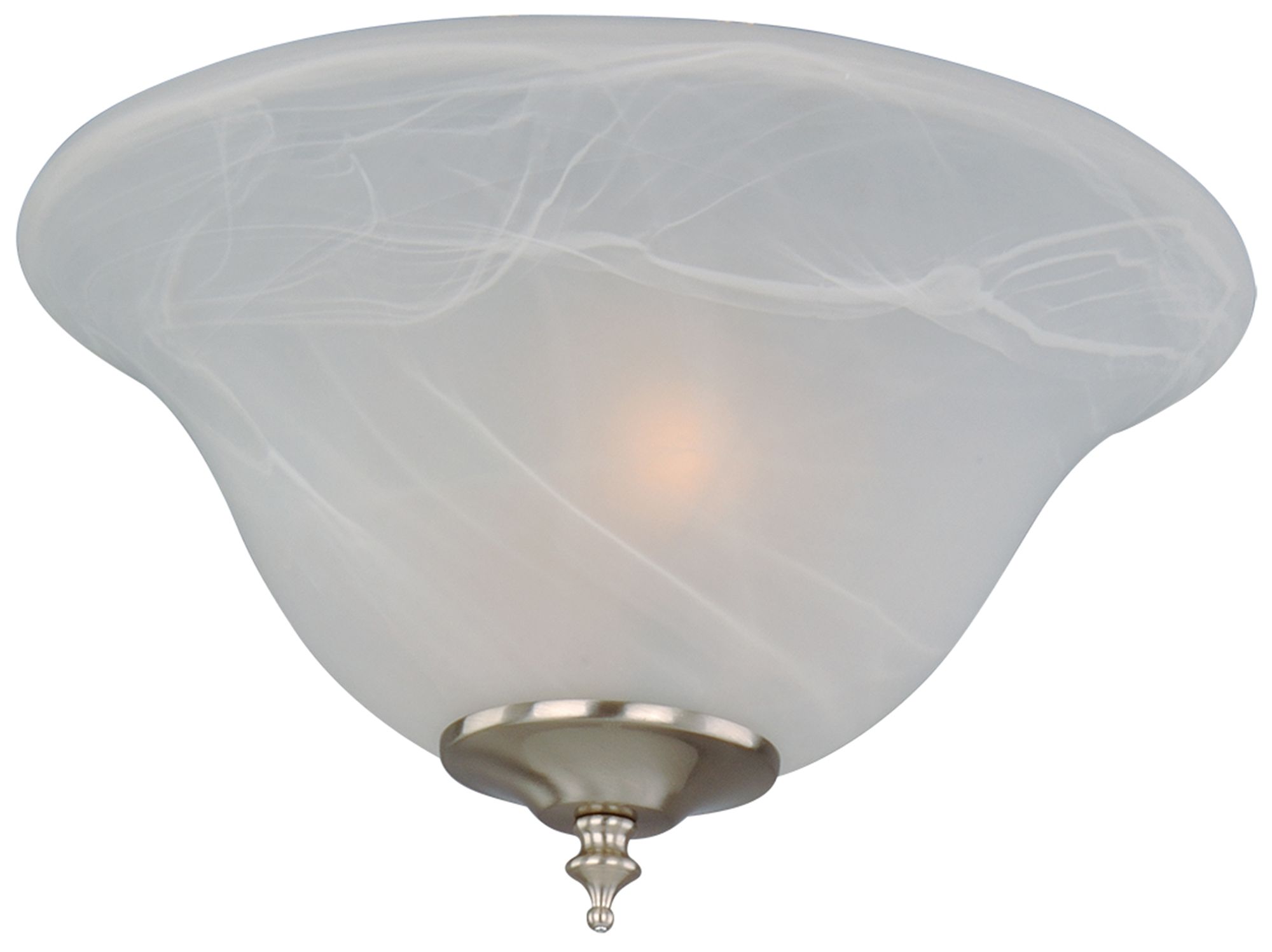 Basic-Max 3-Light 13" Wide Satin Nickel Ceiling Fan Light Kit - #060R9 ...