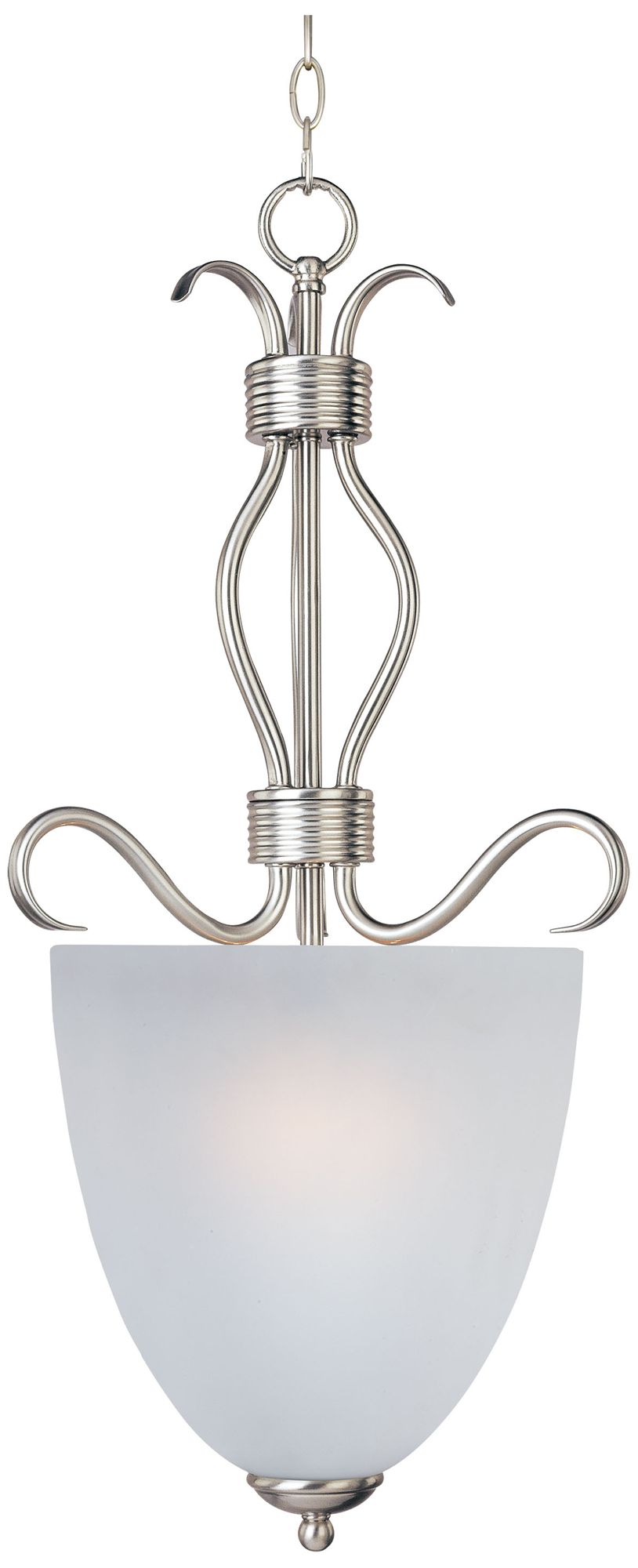 Basix 2-Light 13" Wide Satin Nickel Pendant Light - #9492C | Lamps Plus