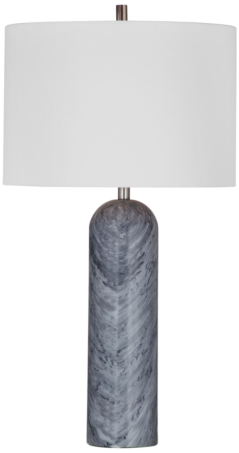 Bassett Sassandra 28" High Modern Gray Marble Table Lamp - #4051G | Lamps Plus