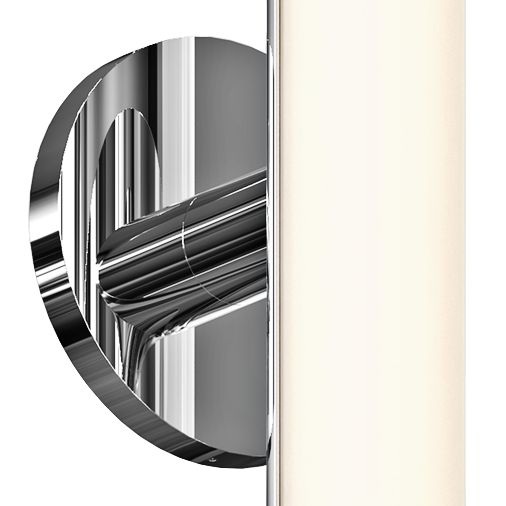Bauhaus Columns 18" High Polished Chrome LED Wall Sconce - #60D63 ...
