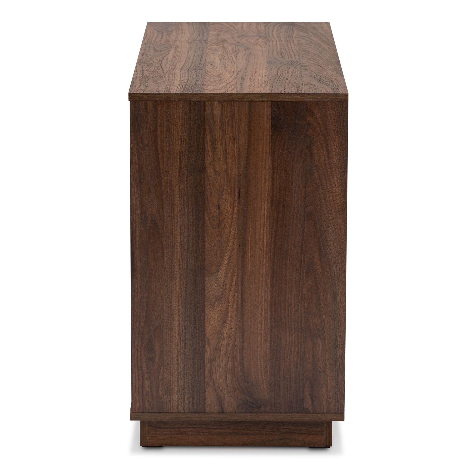 Baxton Studio 39" Wide White Walnut 6-Drawer Wood Dresser - #74N57 ...