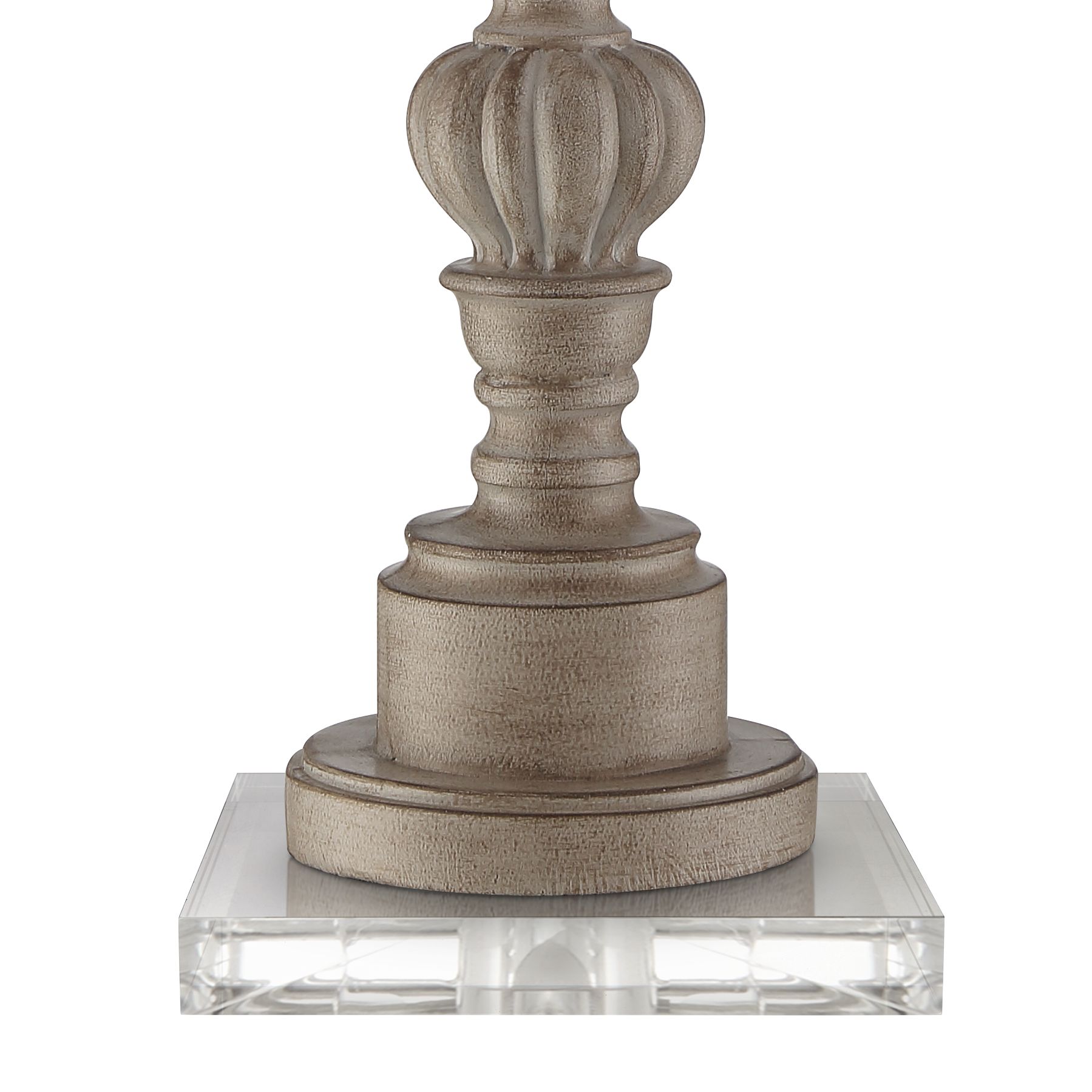 Bertie Wood Finish Traditional Buffet Lamps With 7" Square Risers ...