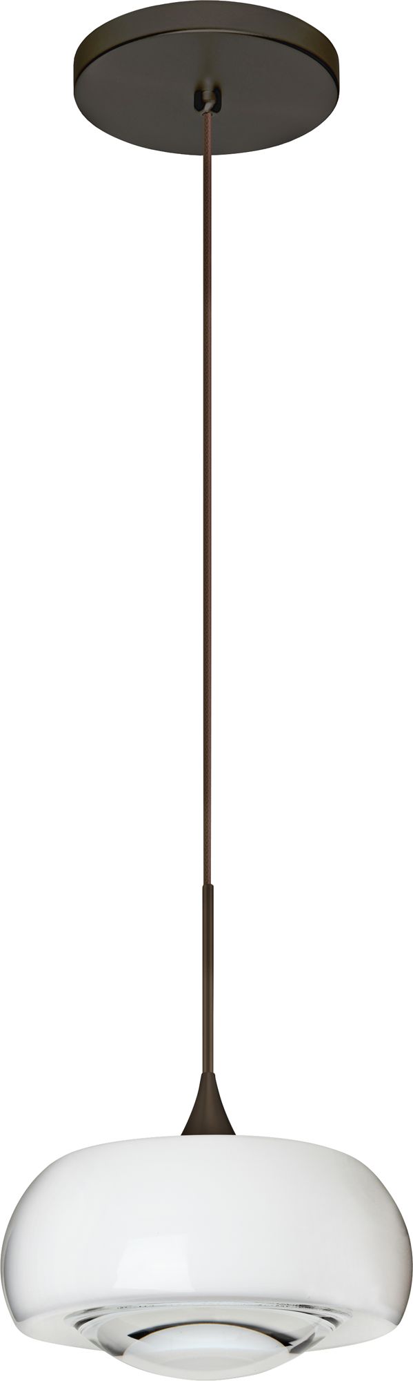 Besa Focus 6 1/2" Wide Bronze Clear Glass Mini Pendant - #14G05 | Lamps ...