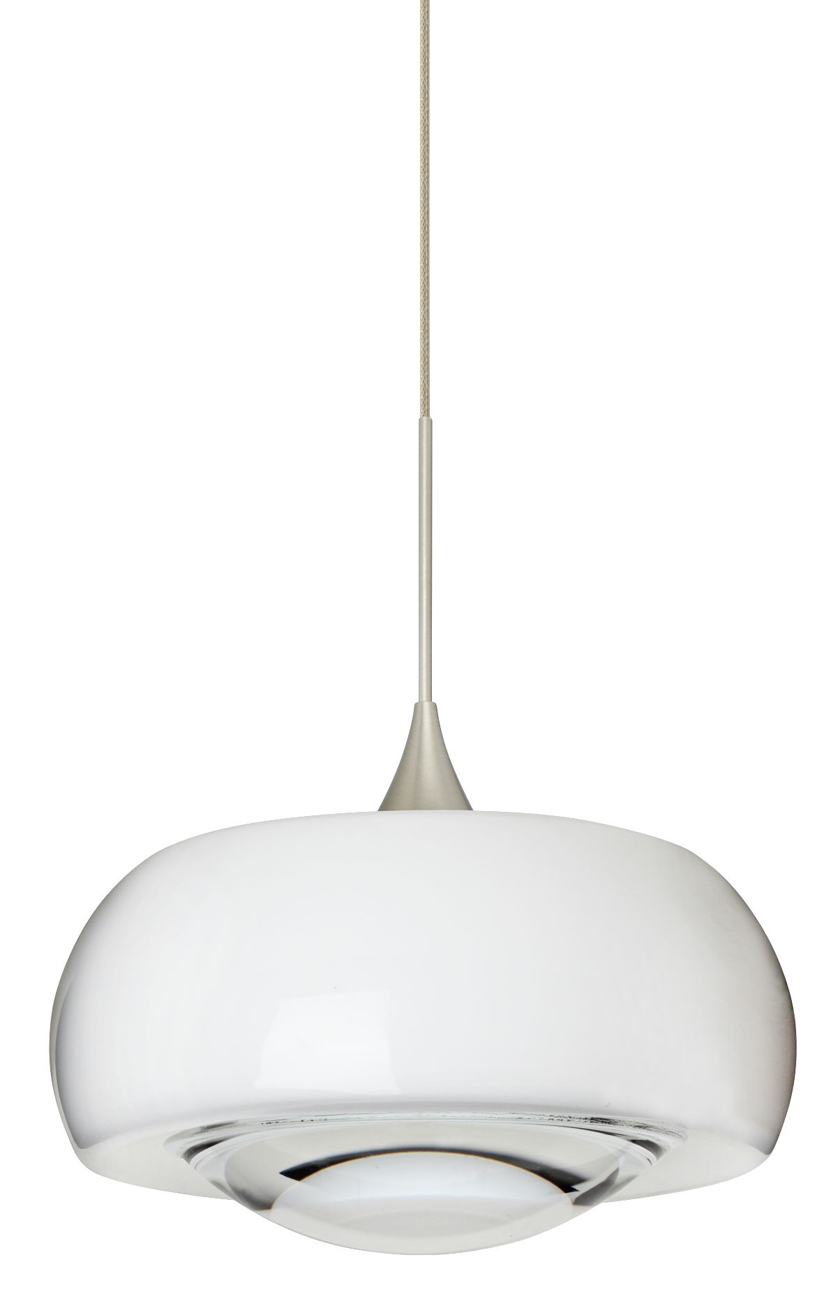 Besa Focus Collection 6 1/2" Wide Clear Mini Pendant - #4C143 | Lamps Plus