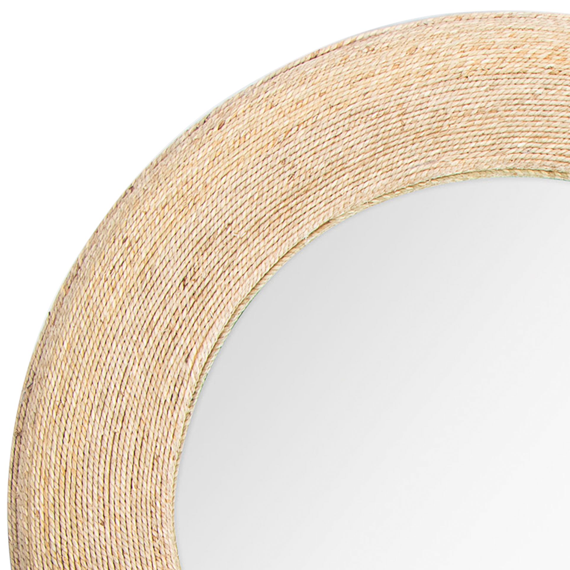 Bimini Natural Brown Rattan 32" Round Wall Mirror - #188H2 | Lamps Plus