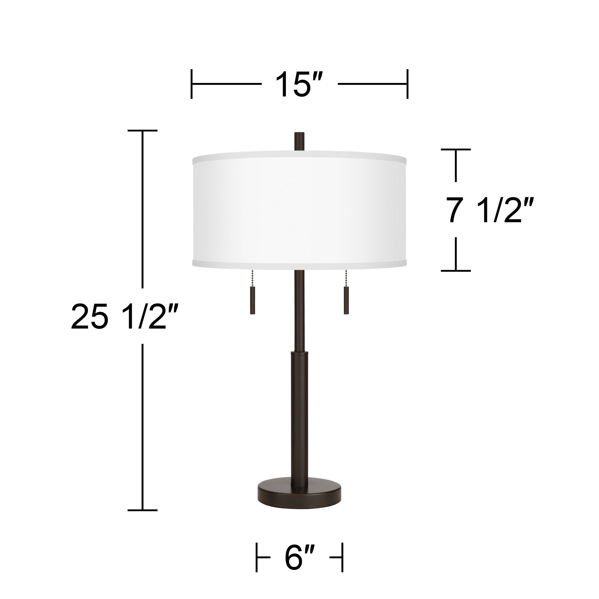 Birch Blonde Robbie Bronze USB Table Lamps Set of 2 - #65D56 | Lamps Plus