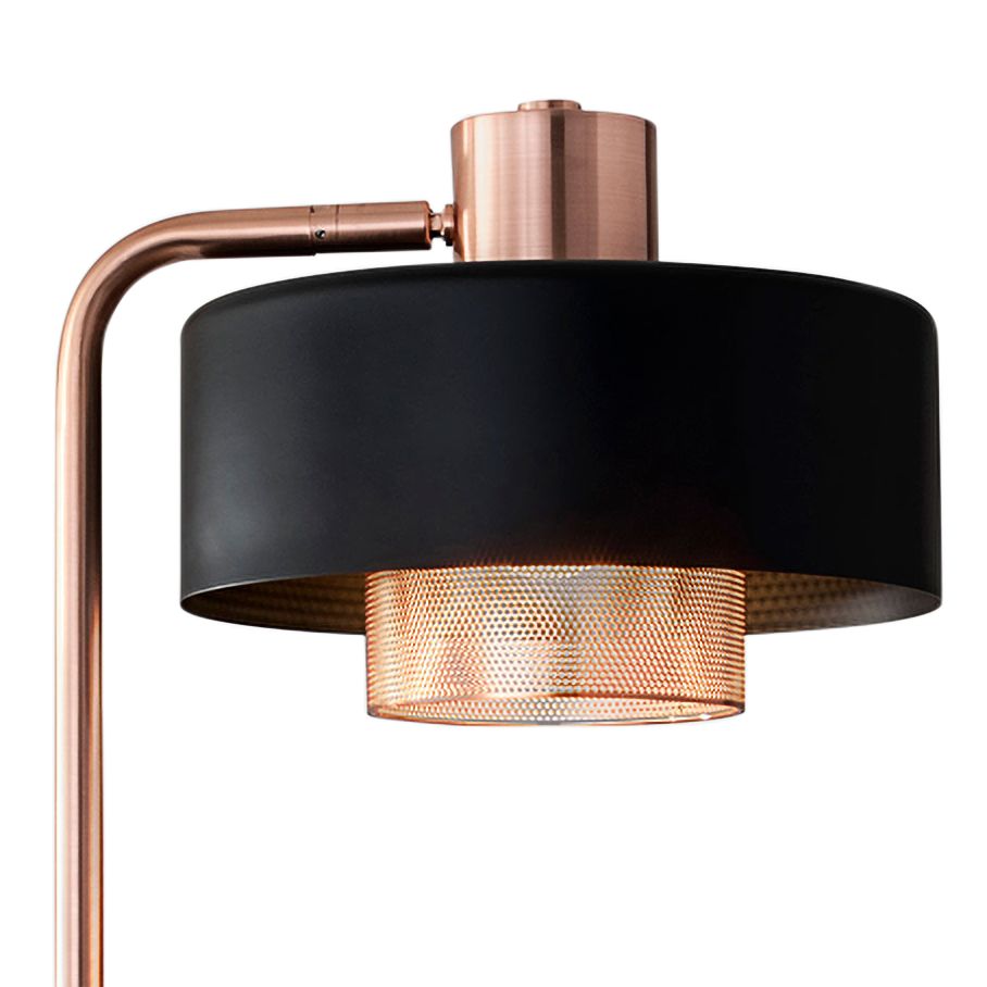 Bradbury Brushed Copper Task Floor Lamp - #407M1 | Lamps Plus