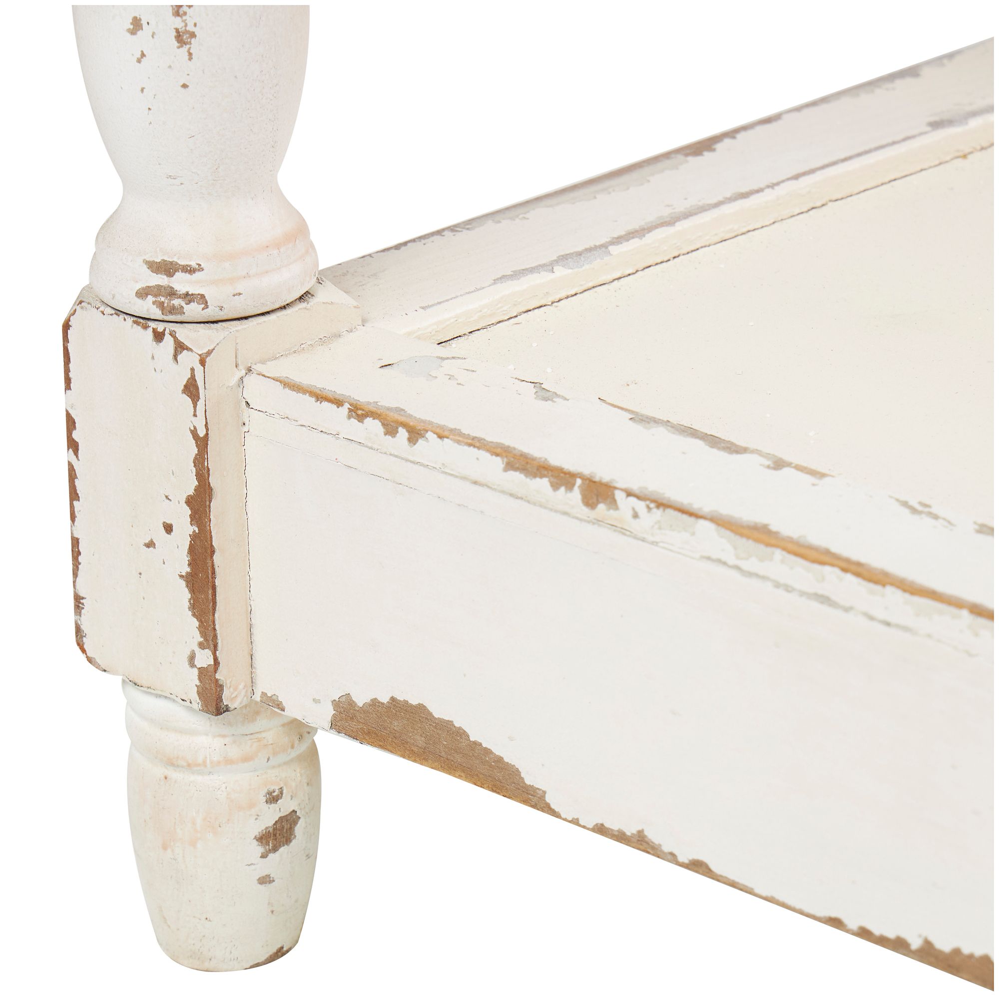 Bradenton 30" Wide Distressed White Wood 5-Shelf Bookcase - #7339A ...