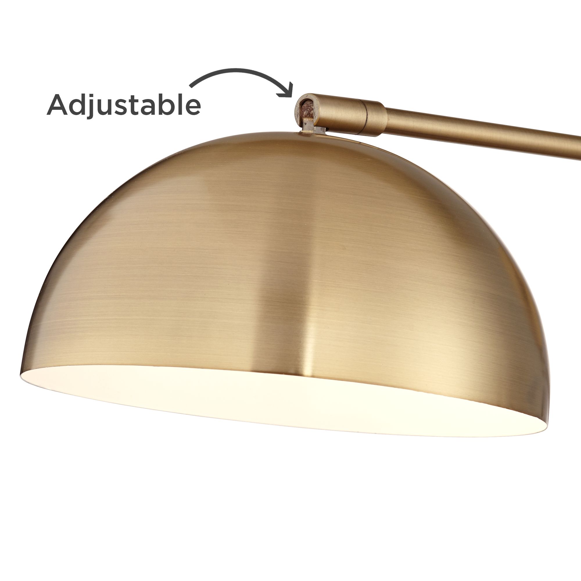 Brava Antique Brass Down-Light Plug-In Wall Lamps Set of 2 with USB ...