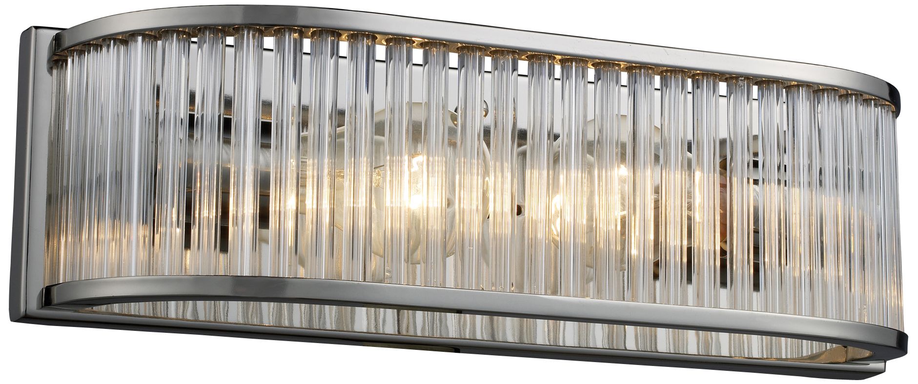 Braxton Collection 14" Wide Polished Nickel Bathroom Light - #3N170 ...