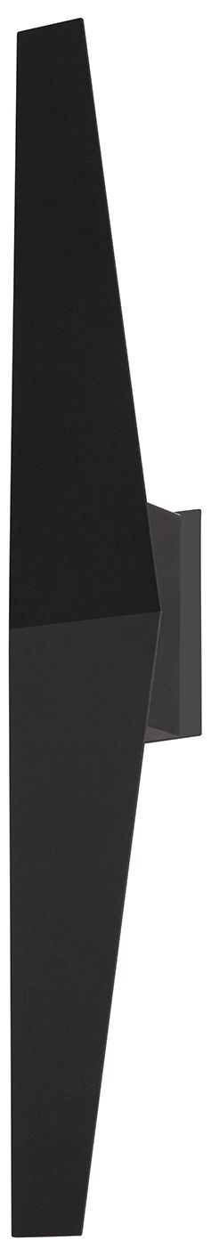 Brink 24" High Black LED Wall Sconce with White Acrylic Shade - #2748V ...