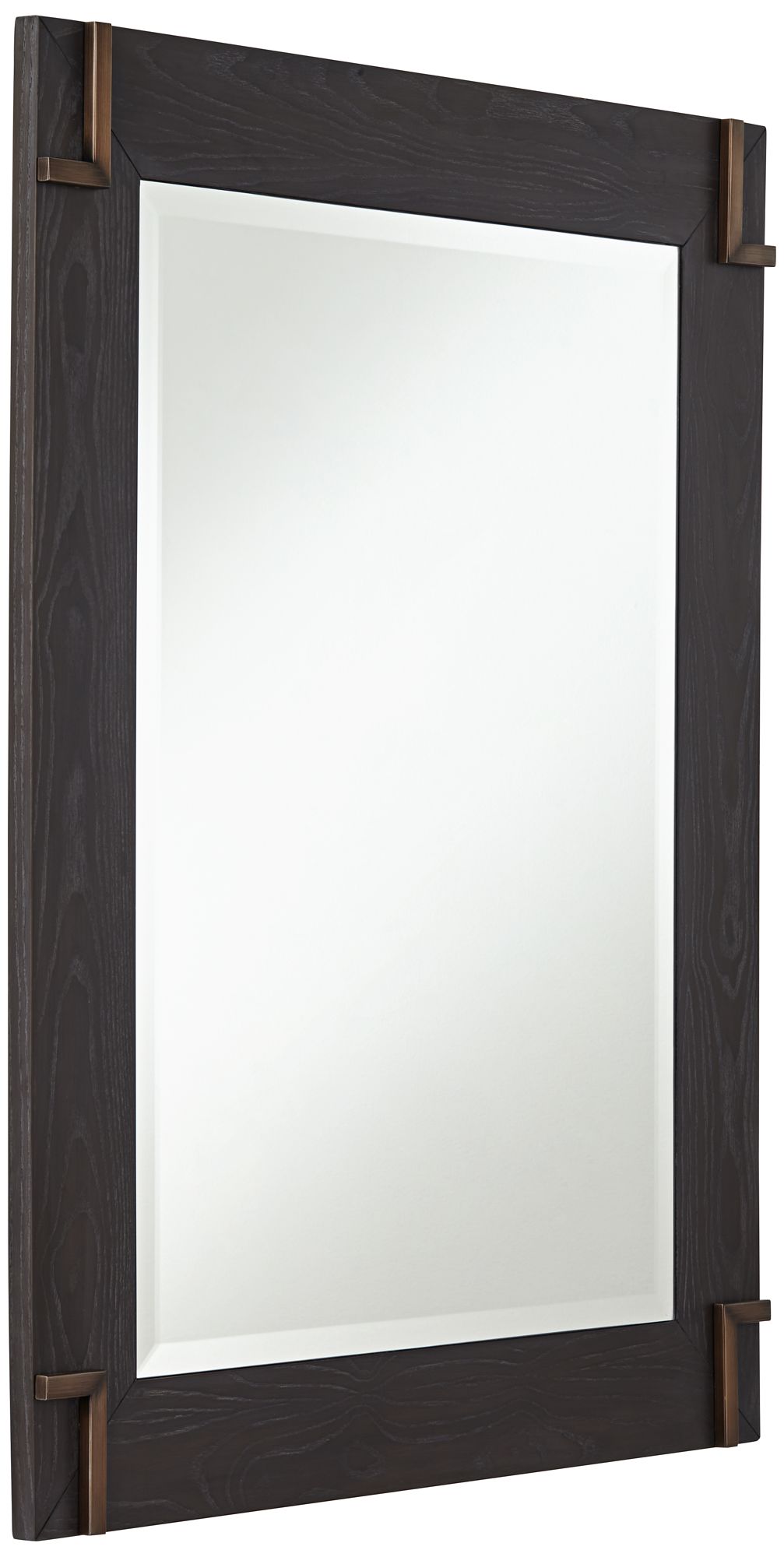 Bronson Matte Dark Bronze 28" x 36" Rectangular Wall Mirror - #755X8 ...