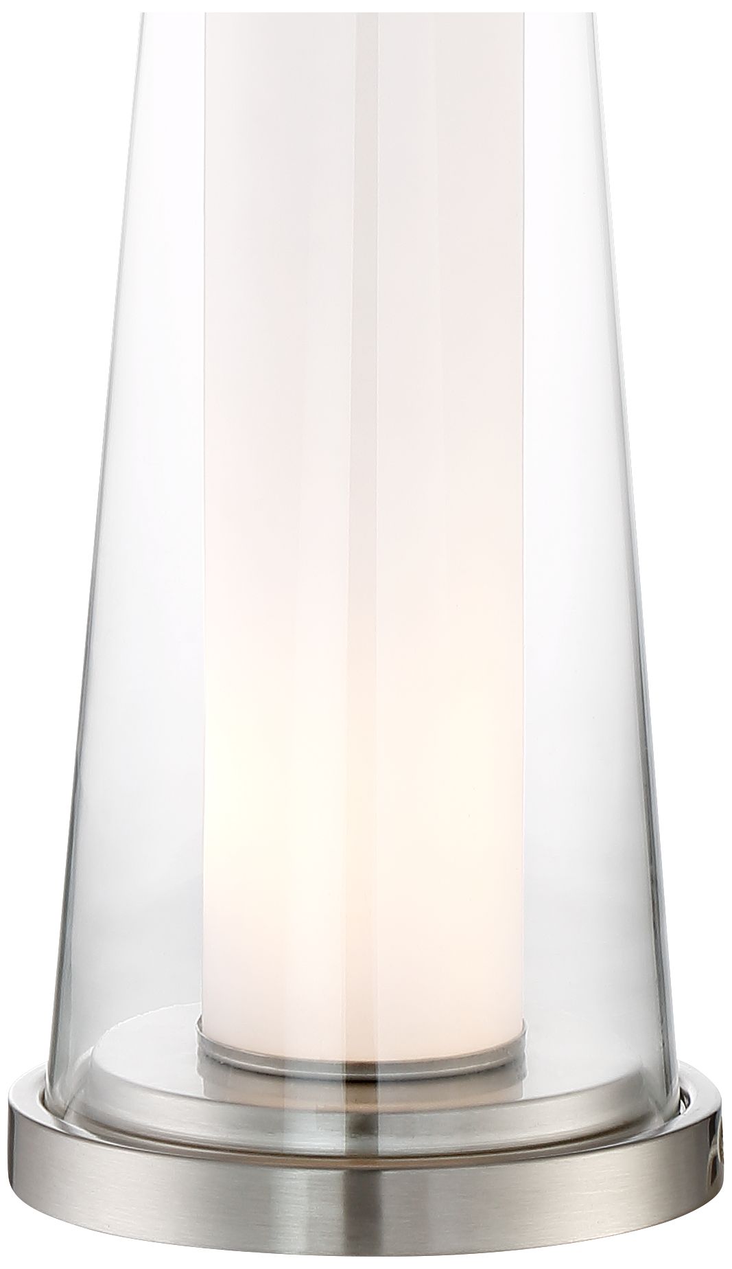 Bruno Clear Glass with Frosted Inner Nightlight Table Lamp - #16X61 ...