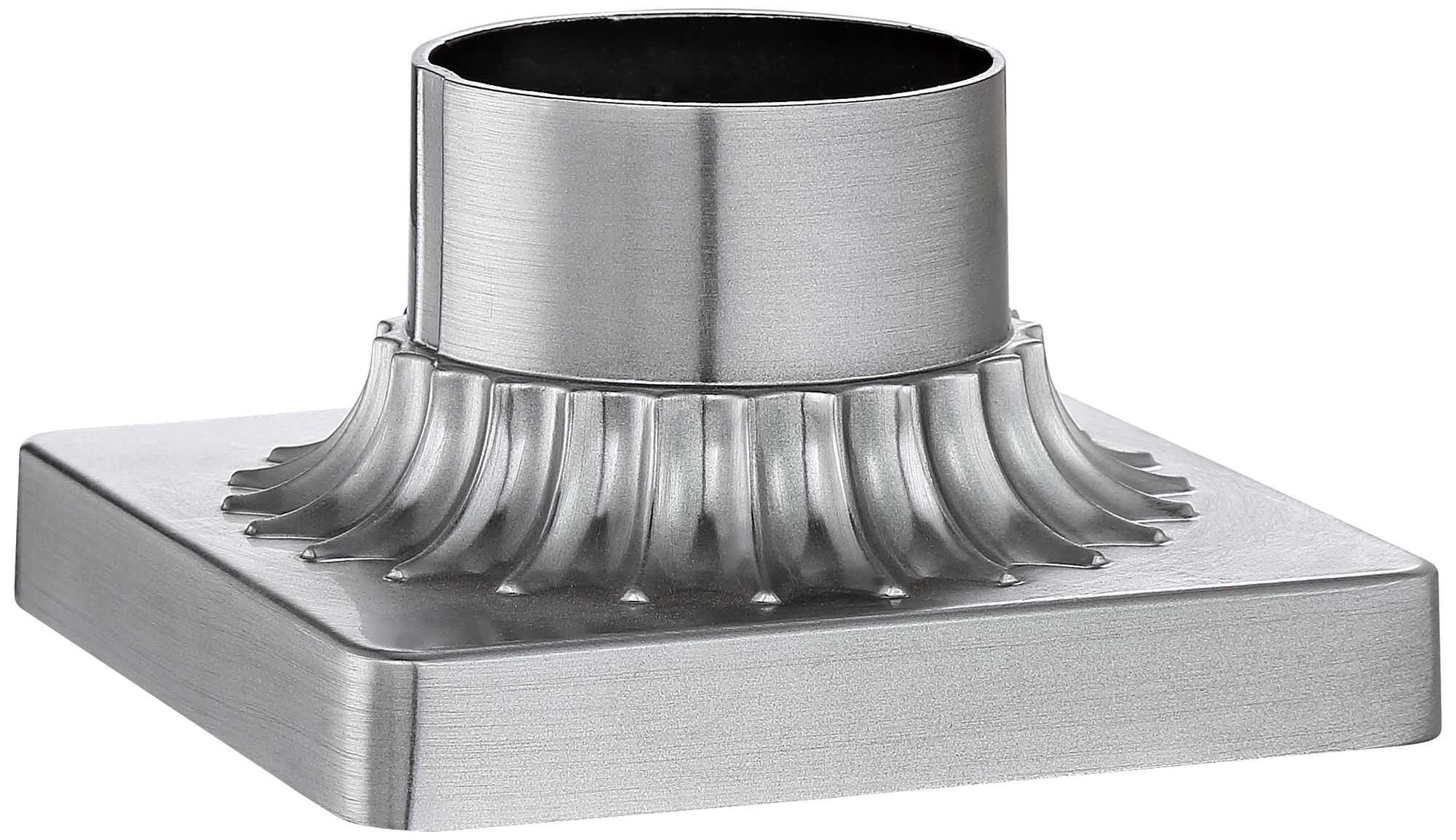 Bronze 5 3/4" Wide Metal Post Light Mount Adapter - #47862 | Lamps Plus