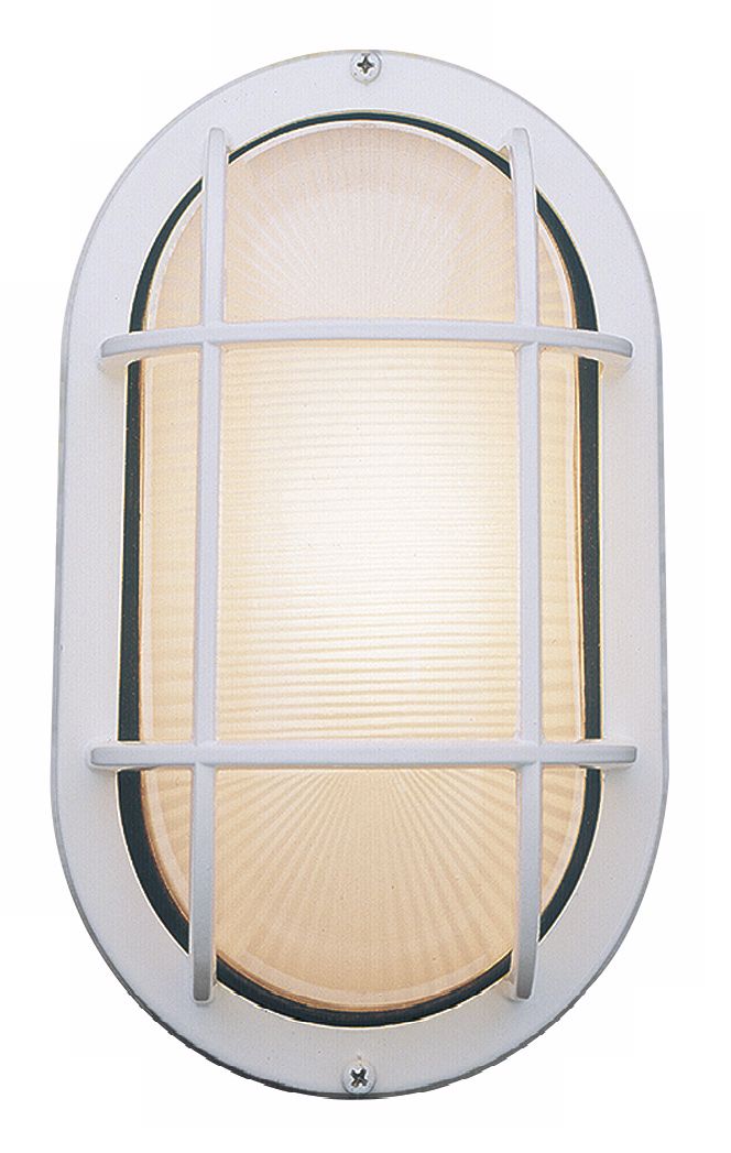 Bulkhead 11" High Satin Steel Oval Outdoor Wall Light - #96767 | Lamps Plus