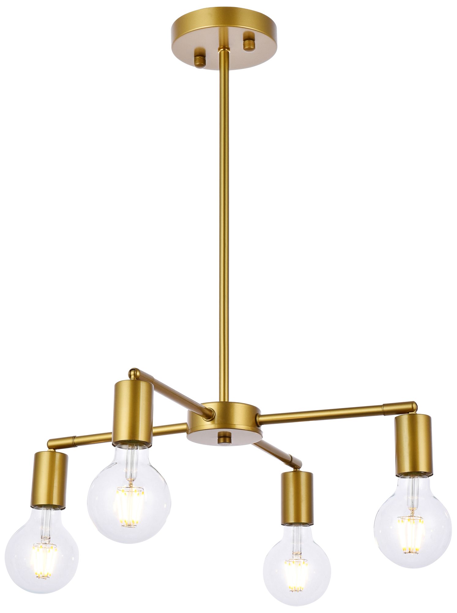 Cairo 4 Lts Brass Pendant - #904G5 | Lamps Plus