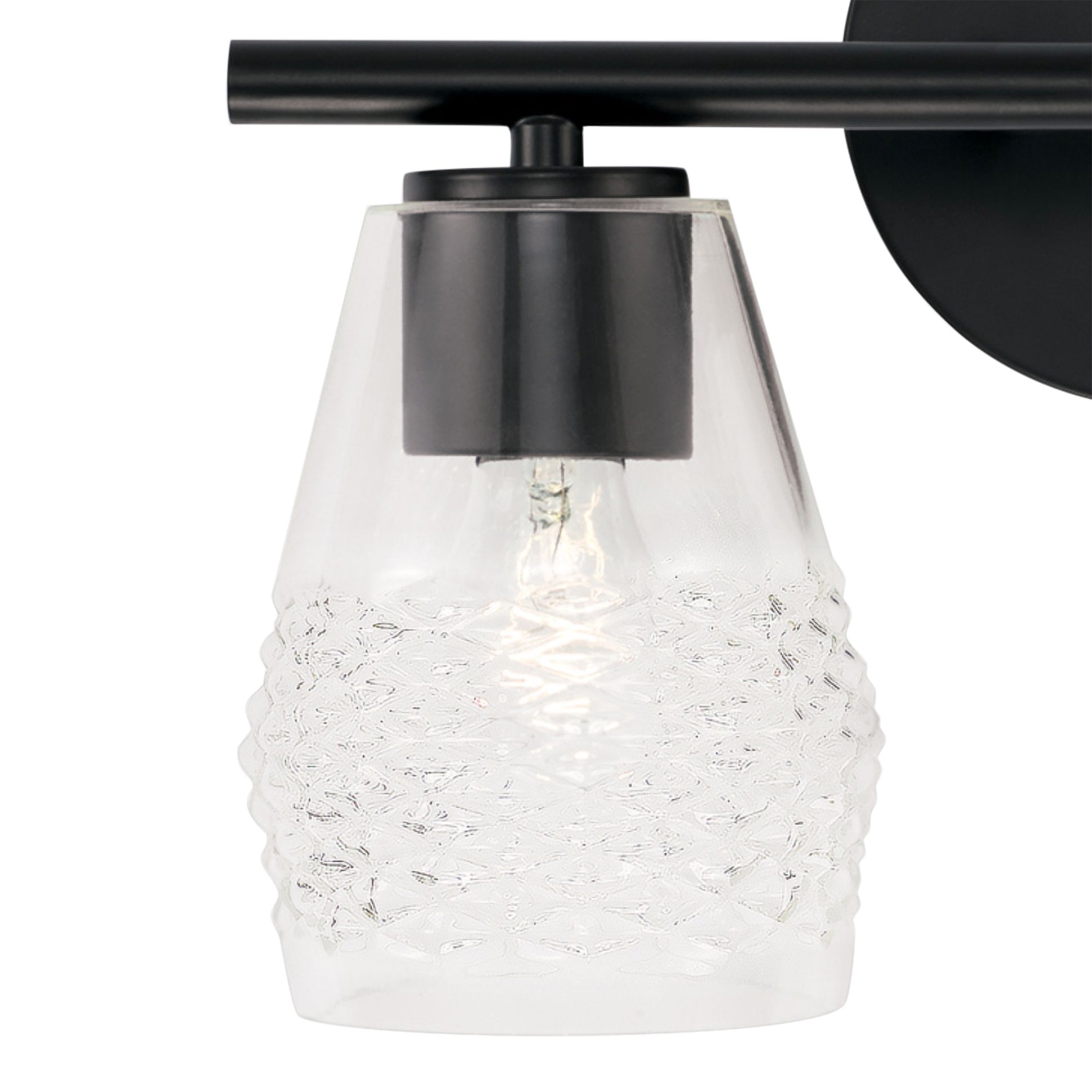 Capital Dena 9 1/2" High Matte Black 2-Light Wall Sconce - #165E3 | Lamps Plus