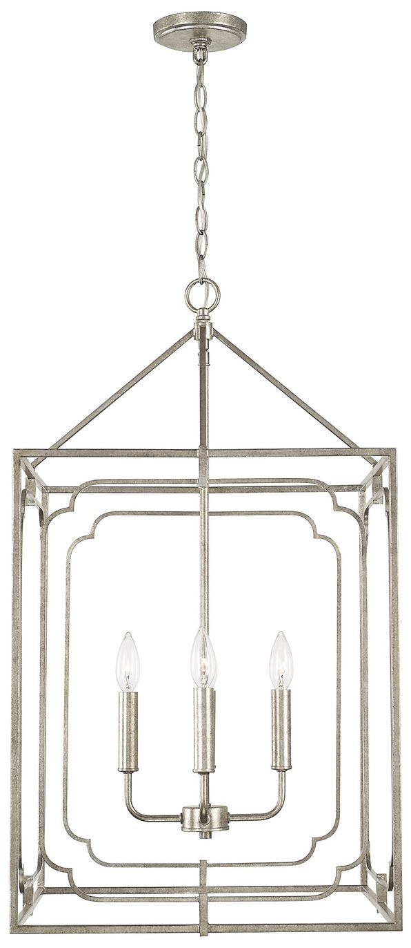 Capital Lighting Merrick 4 Light Foyer Antique Silver - #721E8 | Lamps Plus