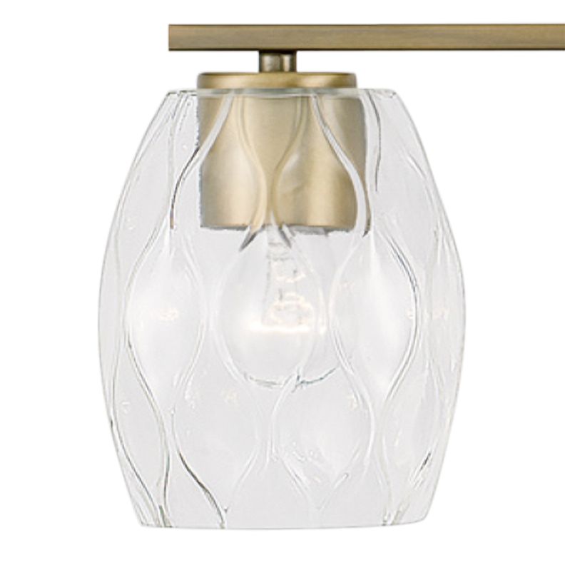 Capital Lucas 33 1/2" Wide Aged Brass 4-Light Bath Light - #401E3 ...