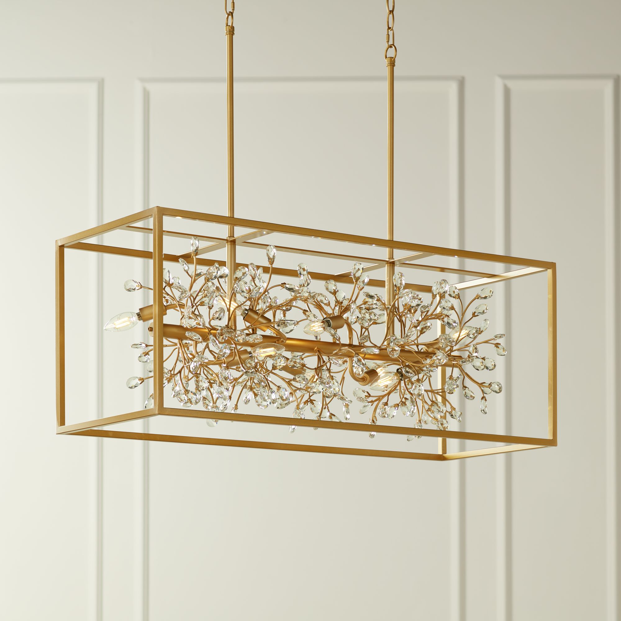 Rectangular Chandeliers | Lamps Plus