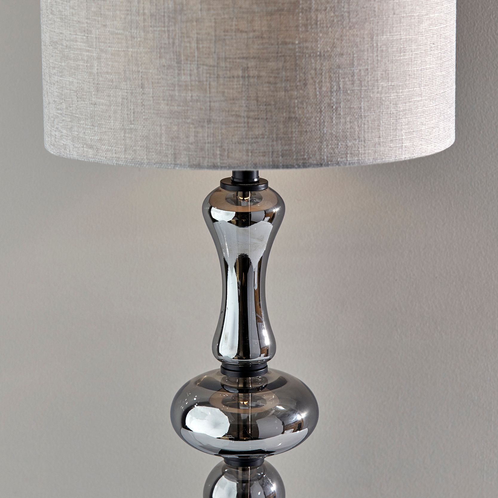 Cassandra Cracked Mercury Glass Column Table Lamp - #83K21 | Lamps Plus
