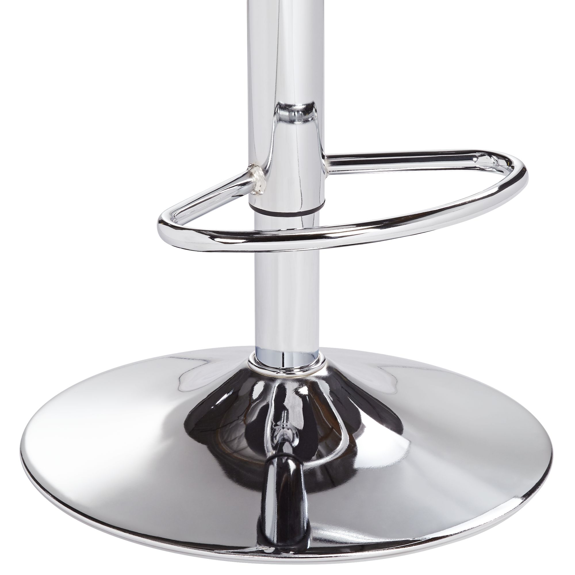 Caviar Chrome and Black Adjustable Swivel Bar Stool - #8F711 | Lamps Plus
